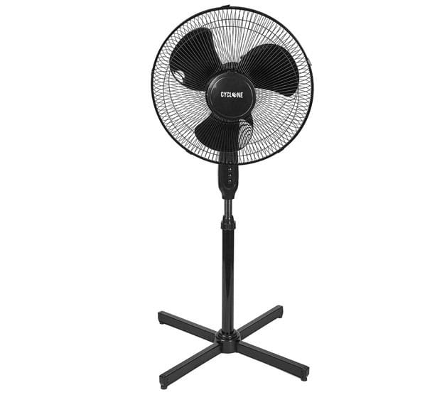 Cyclone 16" Cross Base Pedestal Fan - Green Box Wholesale
