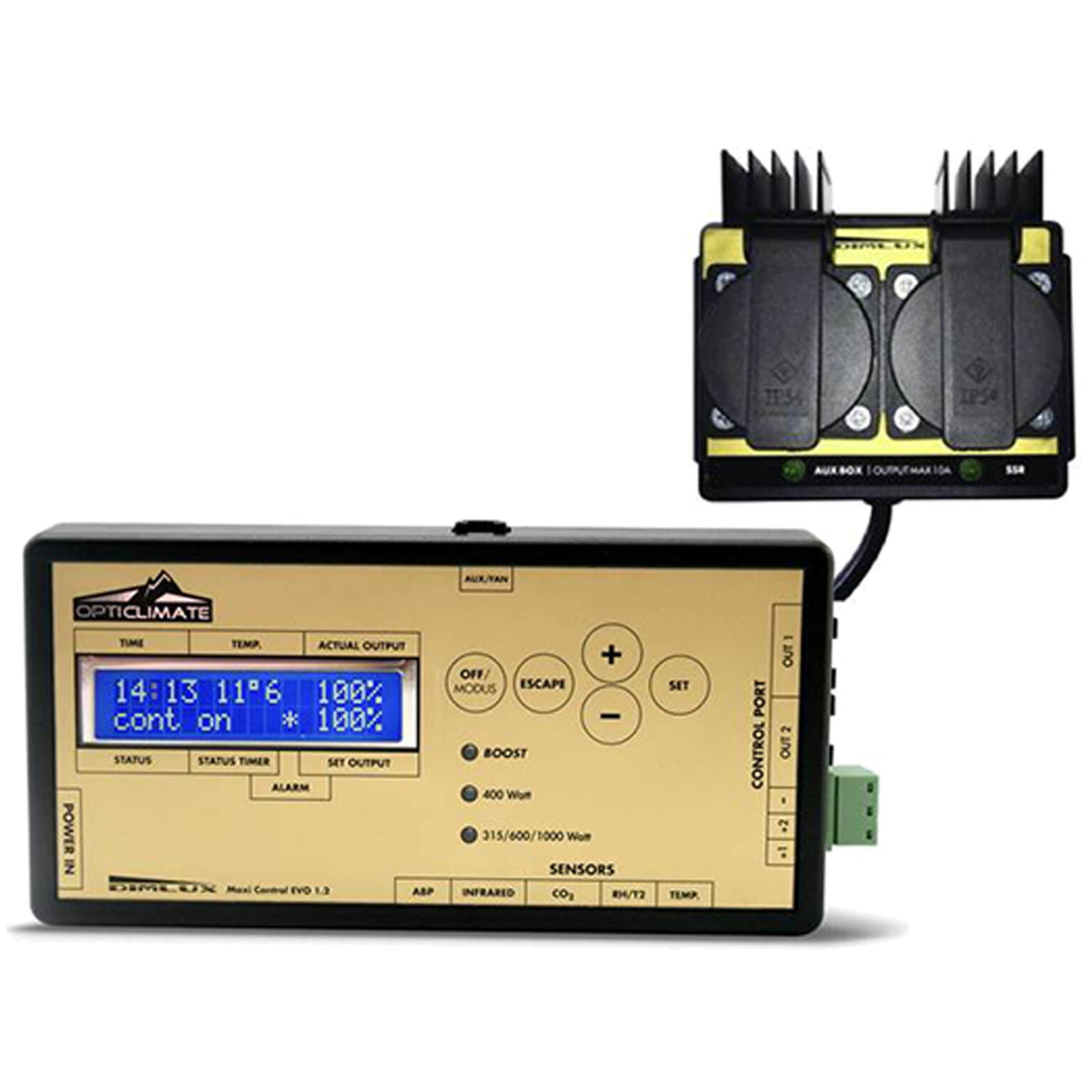 DimLux / OptiClimate Maxi Controller EVO Fan Controller & Aux Box ...